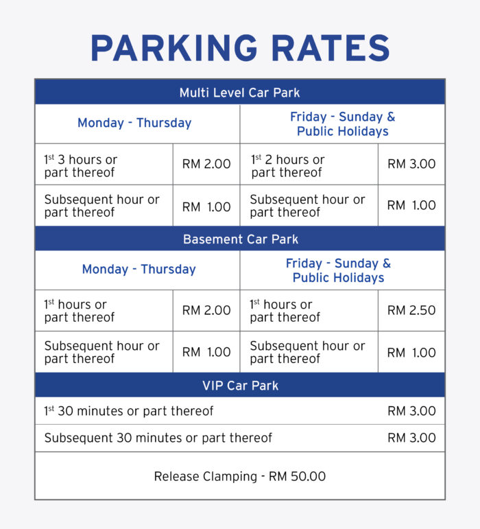 Parking Info | Aman Central